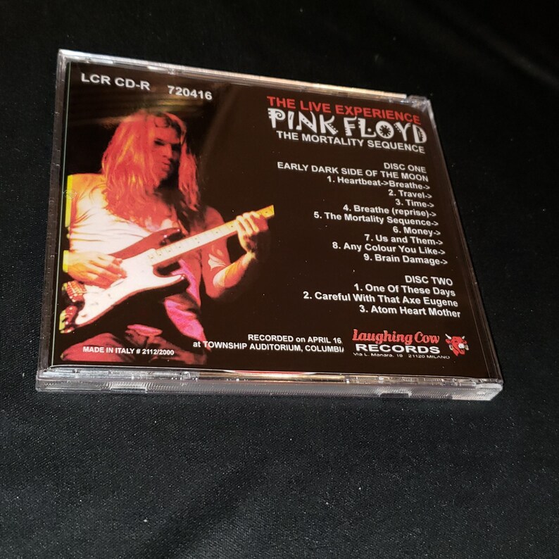 Pink Floyd 2 CD Set Mortality Sequence Live at Columbia SC - Etsy