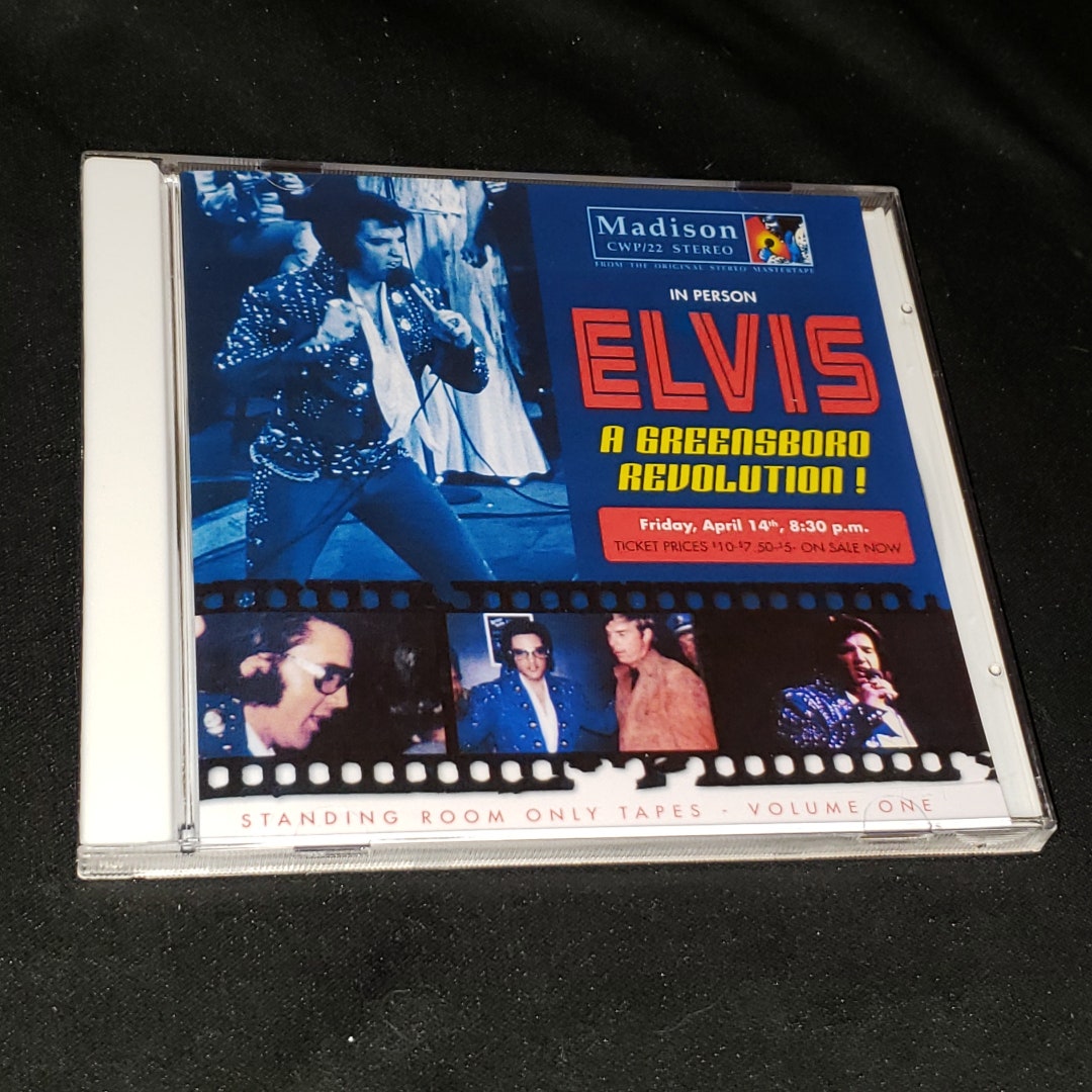 Elvis Presley Live 1 CD A Greensboro Revolution Live in Greensboro NC ...