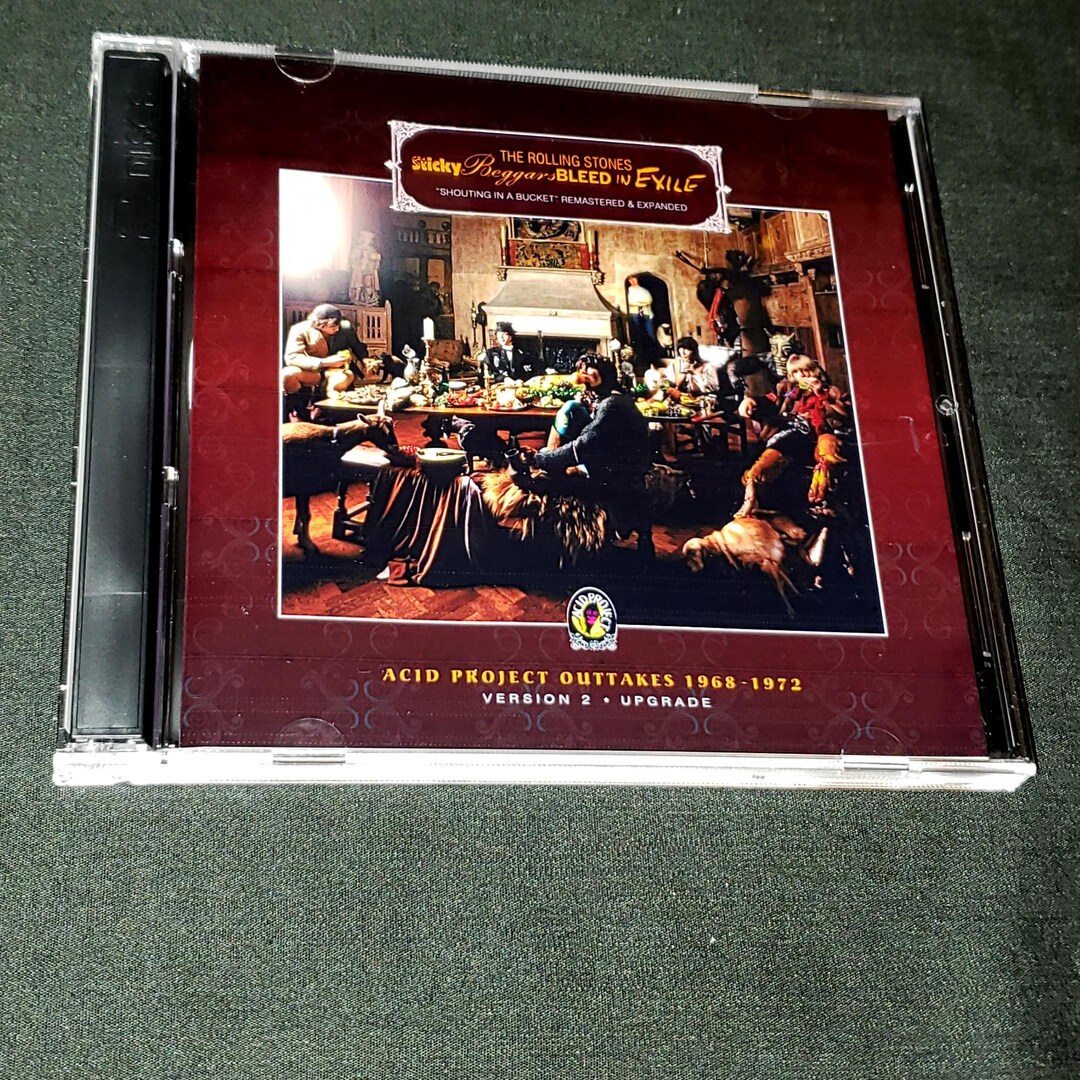 Rolling Stones Live 2 CD Sticky Beggars Bleed in Exile 1968-1972 Studio ...