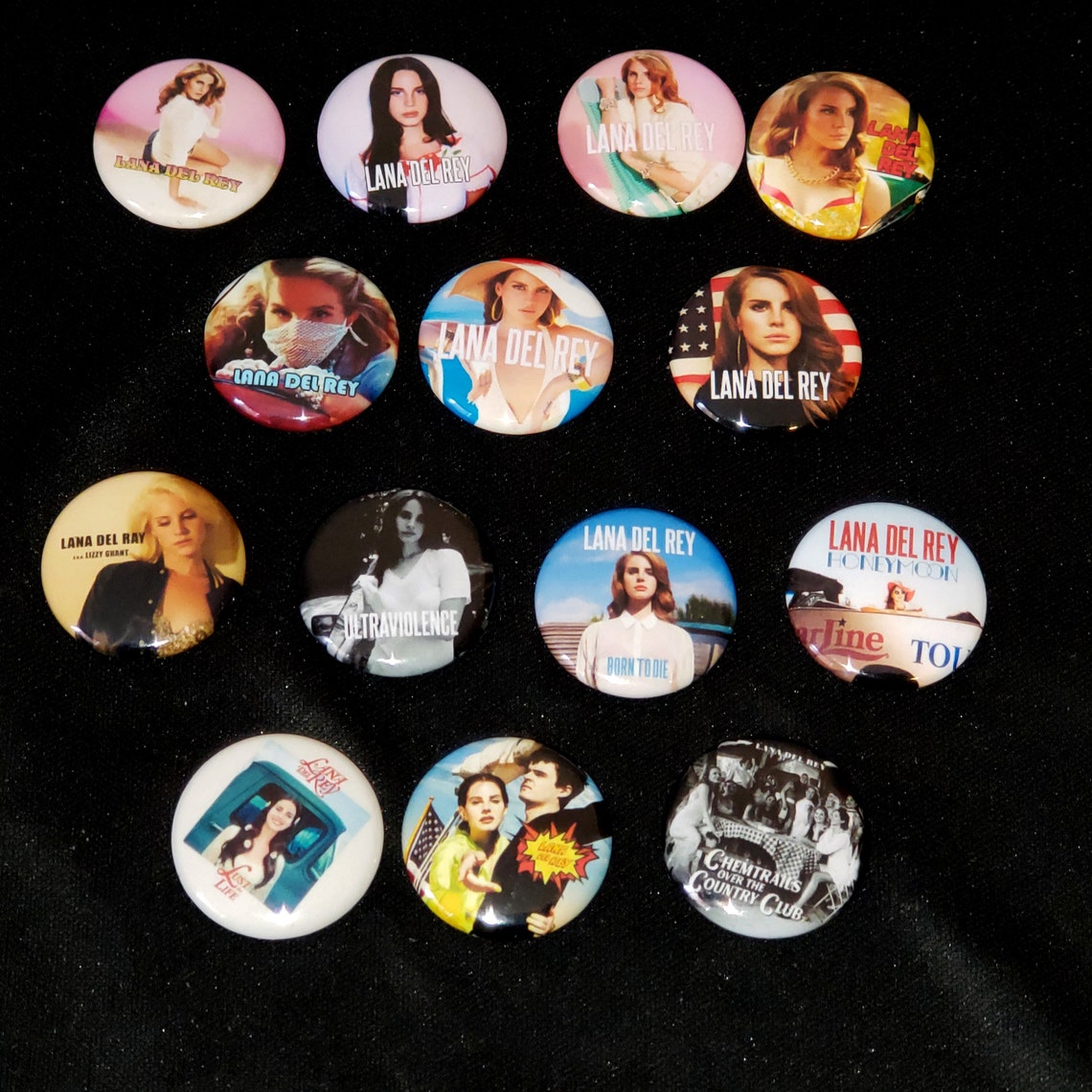 14 Lana Del Rey Mini 1 Inch Buttons Pins Button Mini Vinyl LP - Etsy