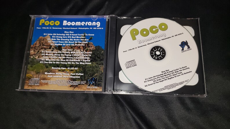Poco 2 CD Live in Philadelphia Boomerang Rare Soundboard 1986 Show - Etsy