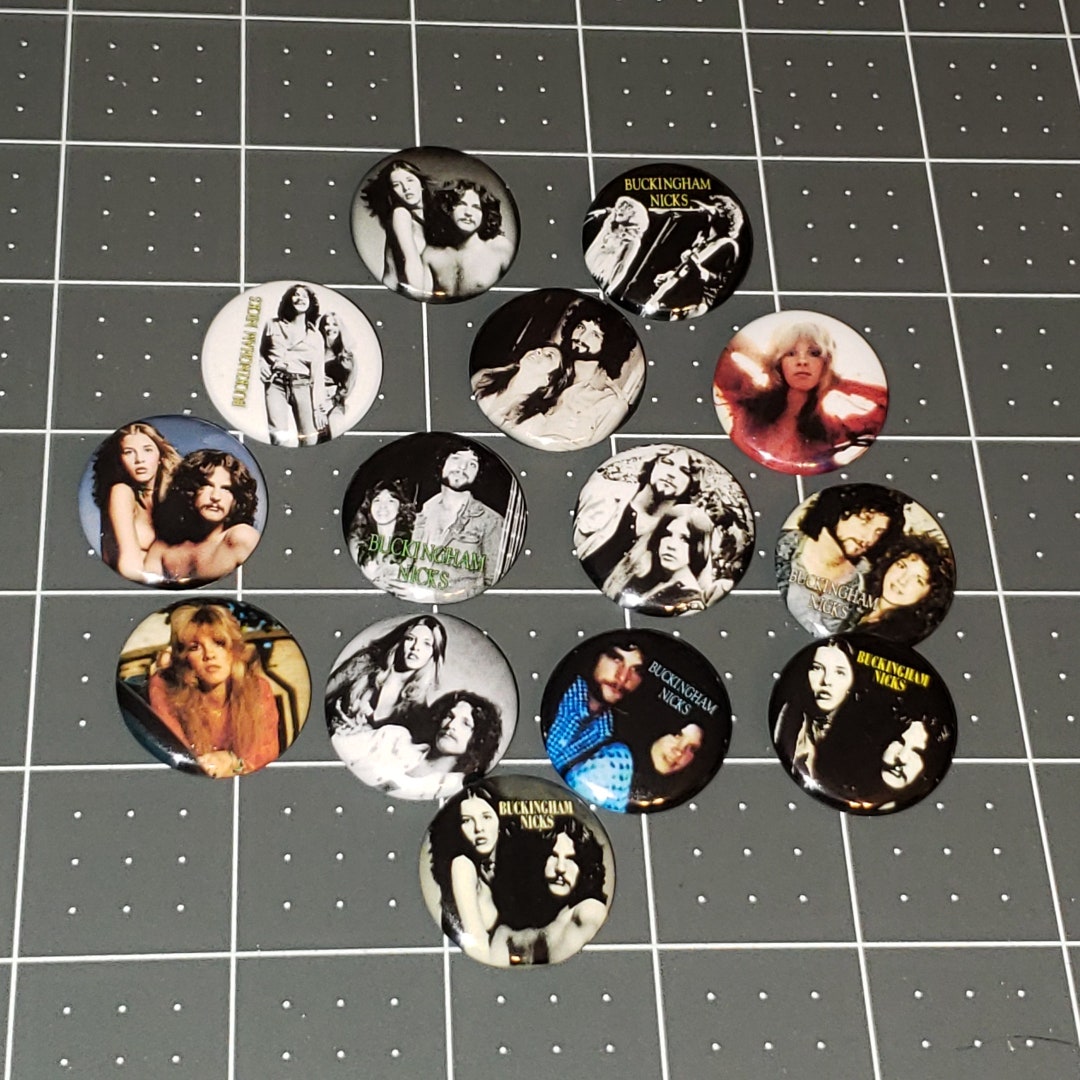 14 Buckingham Nicks Buttons 1 Inch Button Pin Mini LP Vinyl LP Albums ...