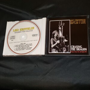 Led Zeppelin 3 CD Set Chasing the Dragon Live 1975 Dallas Texas 1975 ...