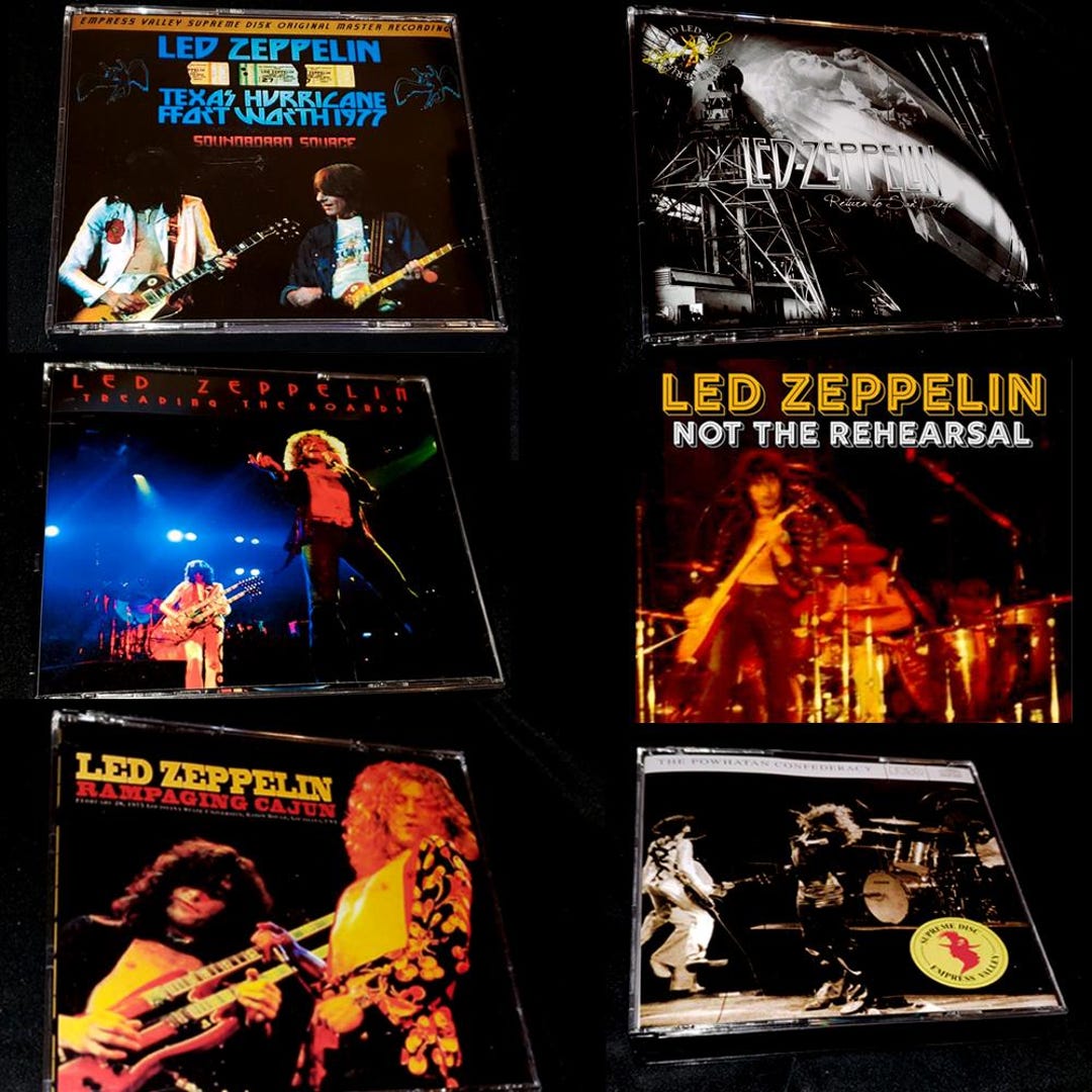 Led Zeppelin 18 CD 6 Show Sbd Bundle Powhatan, Rampaging, Treading ...