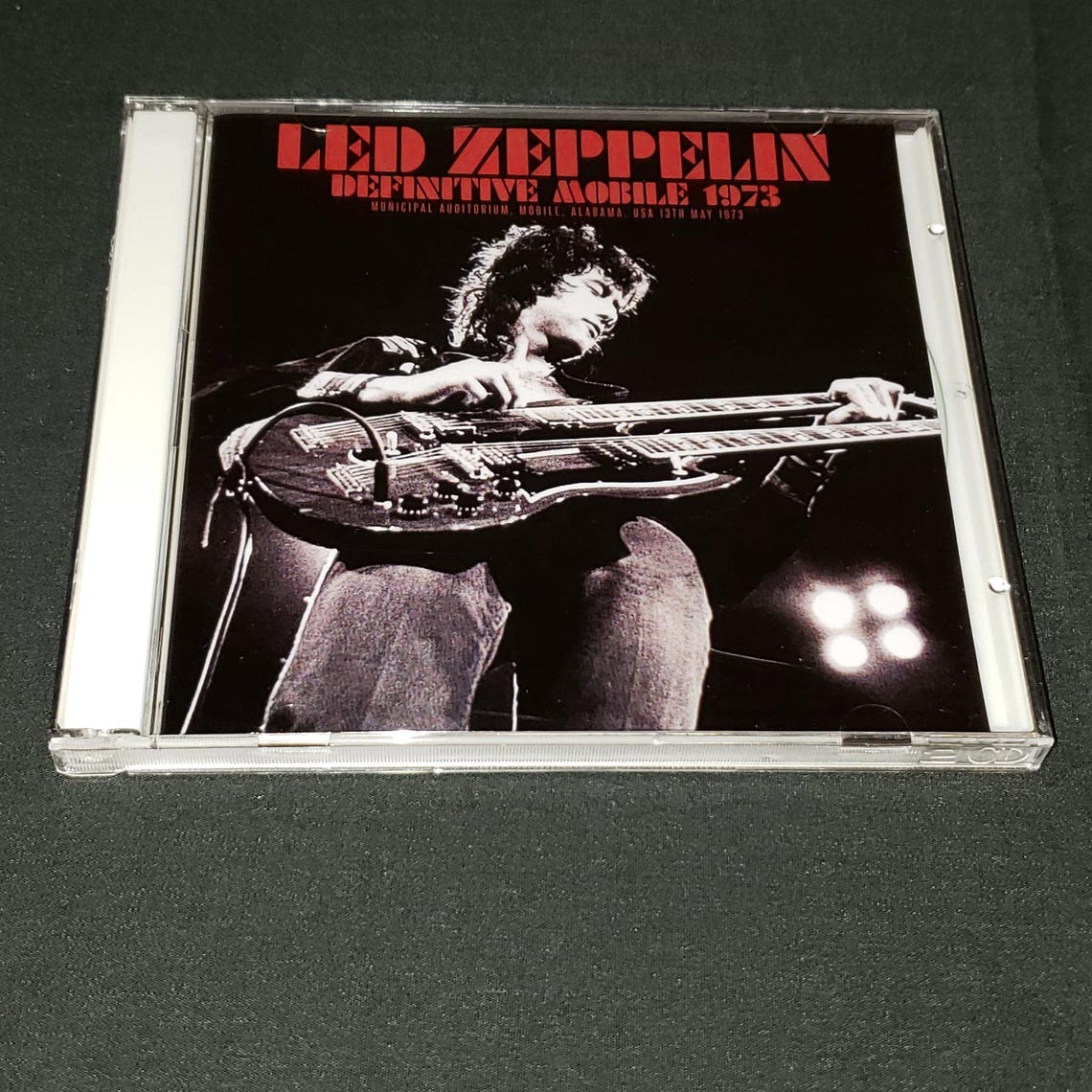 Led Zeppelin Live 2 CD Set Definitive Mobile Live at Mobile AL in 1973 ...