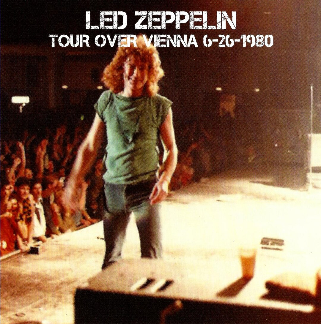 Led Zeppelin Live 2 CD Set Tour Over Vienna Live in Vienna Austria 1980 ...