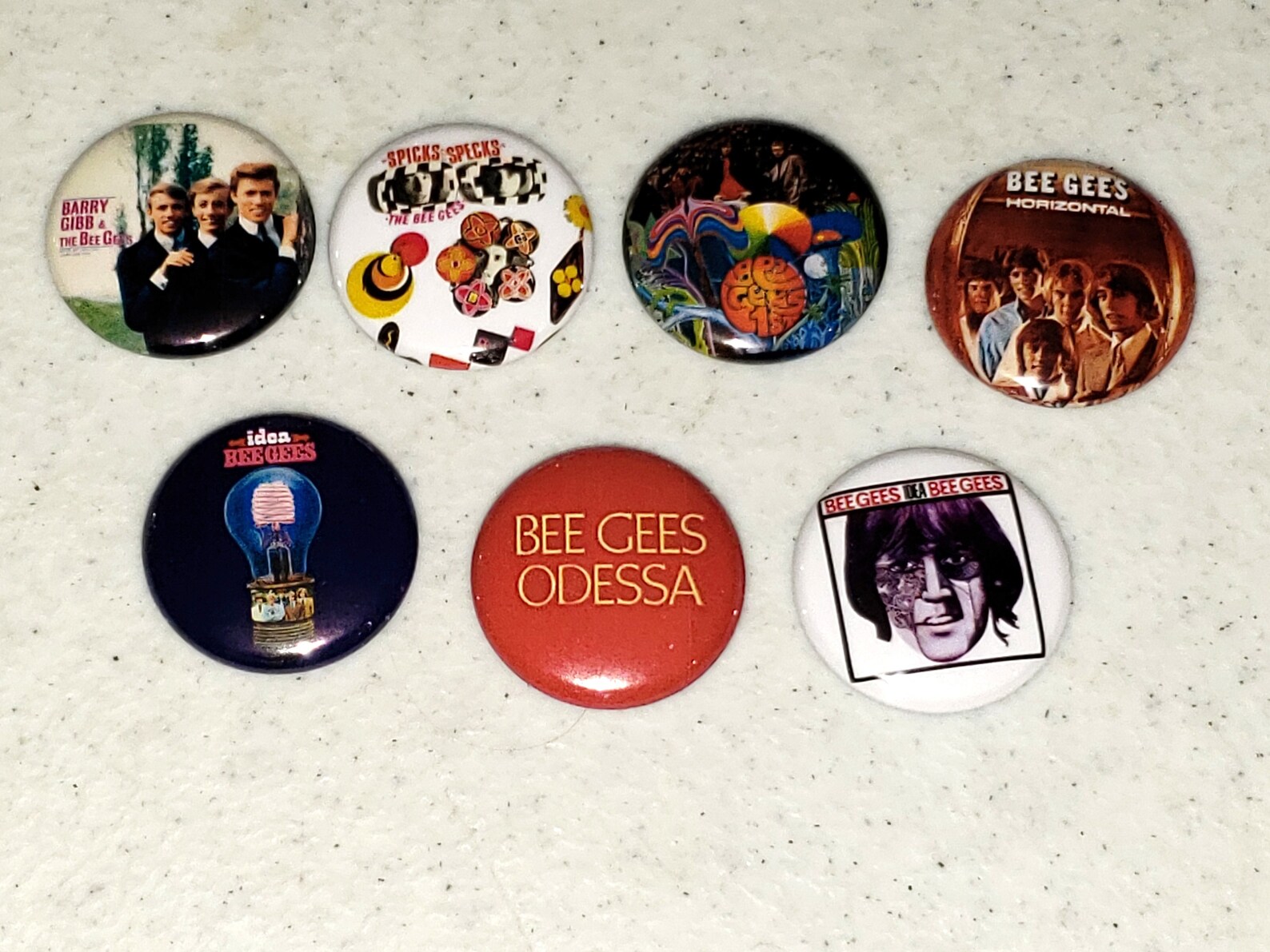 35 Bee Gees Buttons 1 Inch Pin 70s Logo Disco 70s Classic Mini | Etsy