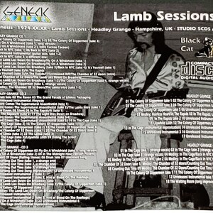 Genesis Live 5 CD Set Lamb Sessions 1974 at Headley Grange Phil Collins Steve Hackett Peter ...