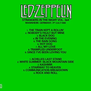 Led Zeppelin Live 2 CD Set Mannheim 1980 Live in Mannheim Germany 1980 ...
