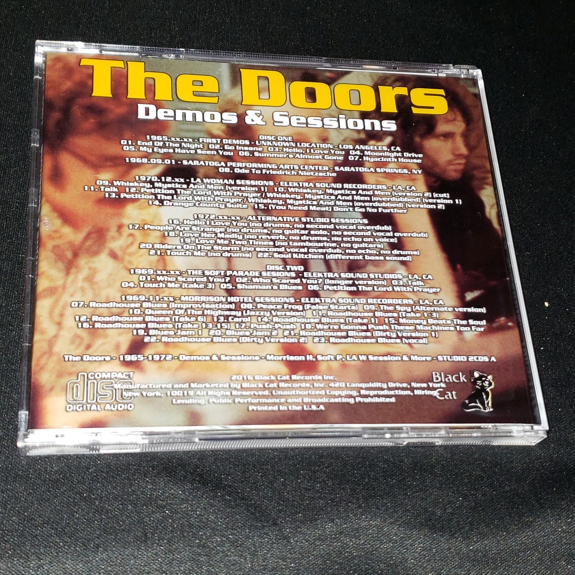 The Doors Demos & Sessions 2 CD Set 1965-1972 Studio Demos Jim Morrison ...