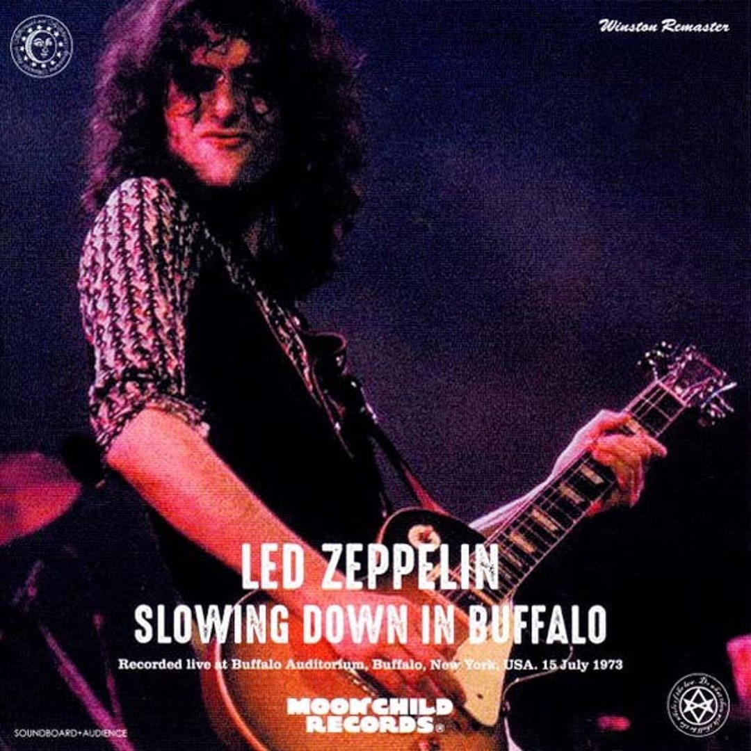 Led Zeppelin 3 CD Set Slowing Down in Buffalo Live 1973 in Buffalo NY ...