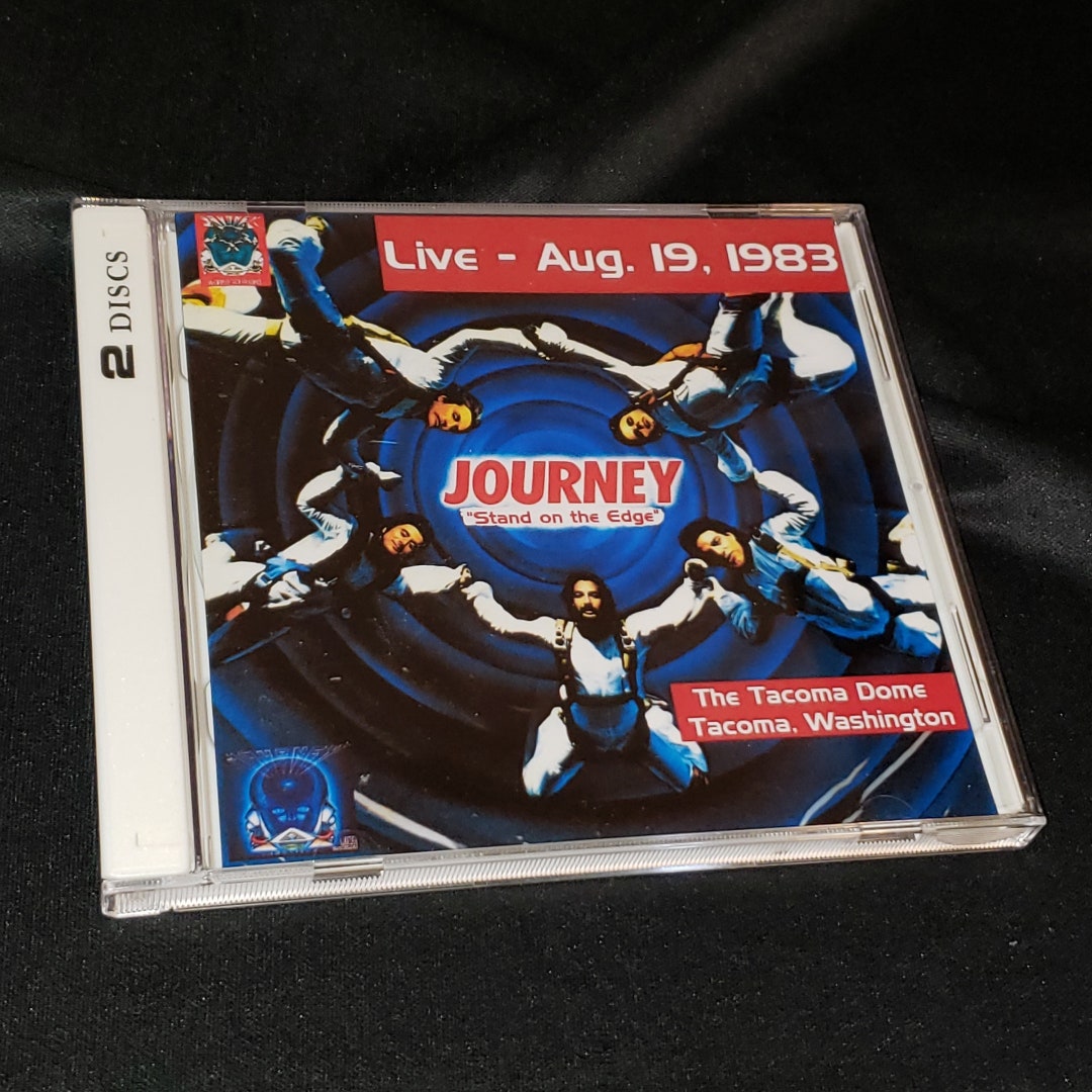 Journey Live 2 CD Set Stand on the Edge Live in Tacoma WA 1983 W Steve Perry - Etsy