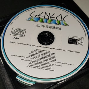Genesis Live 5 CD Set Lamb Sessions 1974 at Headley Grange Phil Collins Steve Hackett Peter ...