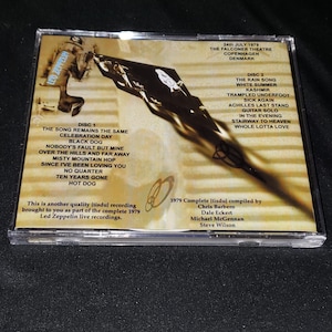 Led Zeppelin Live 2 CD Set Rare Live in 1979 Copenhagen, Denmark Jimmy ...
