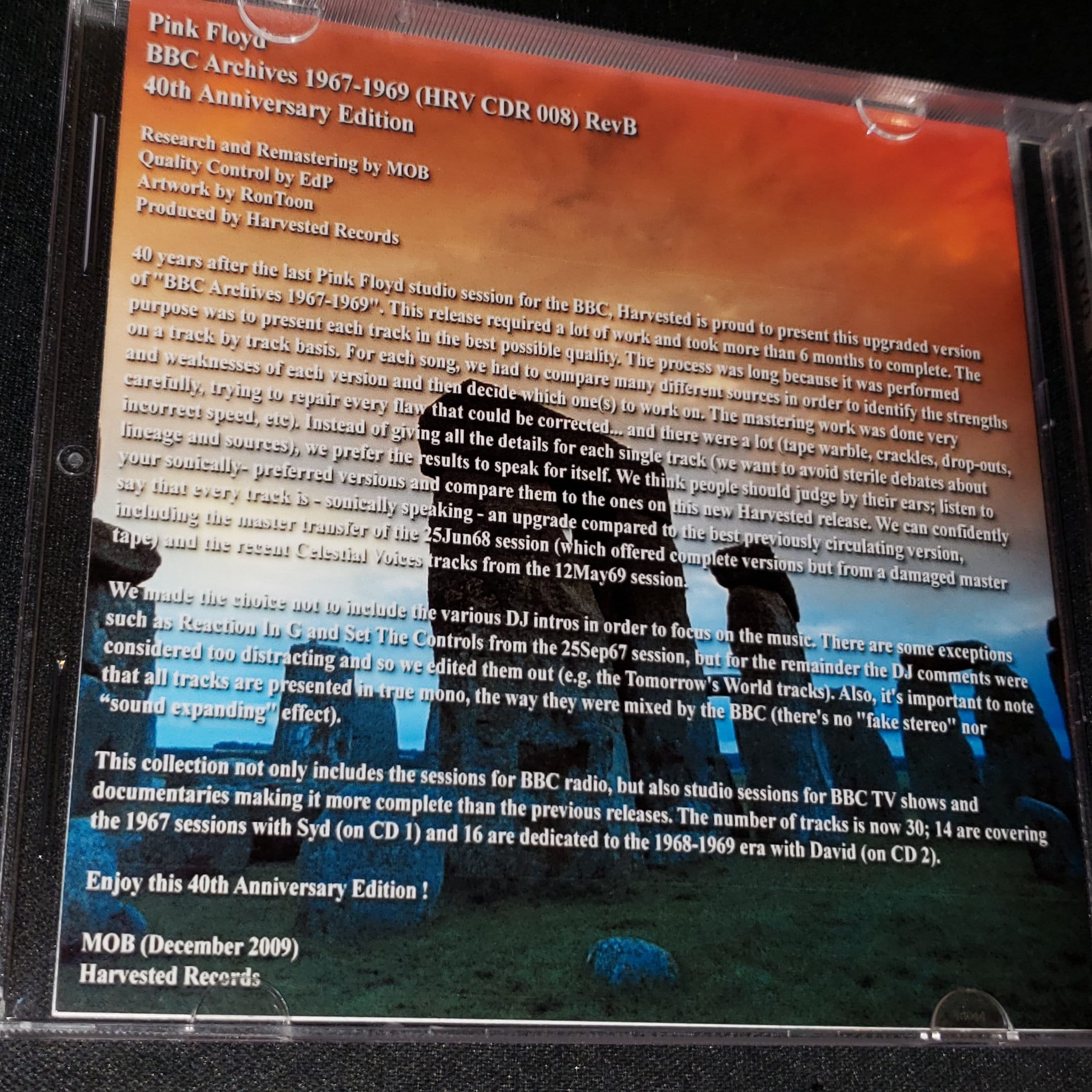 Pink Floyd Live 2 CD Set BBC Archives 40th Ann Live in London - Etsy