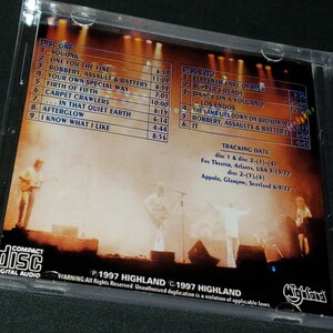 Genesis Live 1977 2 CD Set Second Nature at the Fox Theater in Atlanta ...
