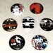 7 U2 Buttons 1 Button Pin Pins Badge Badges Bono Edge Early Mini Vinyl ...