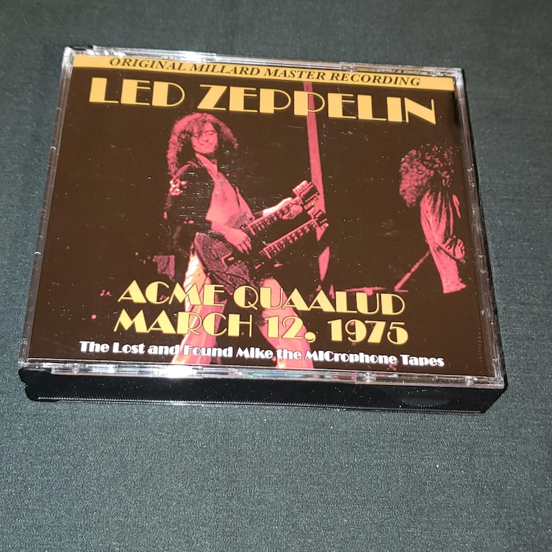 Led Zeppelin Live 3 CD Set Mike Millard Lost and Found Acme Quaalud ...