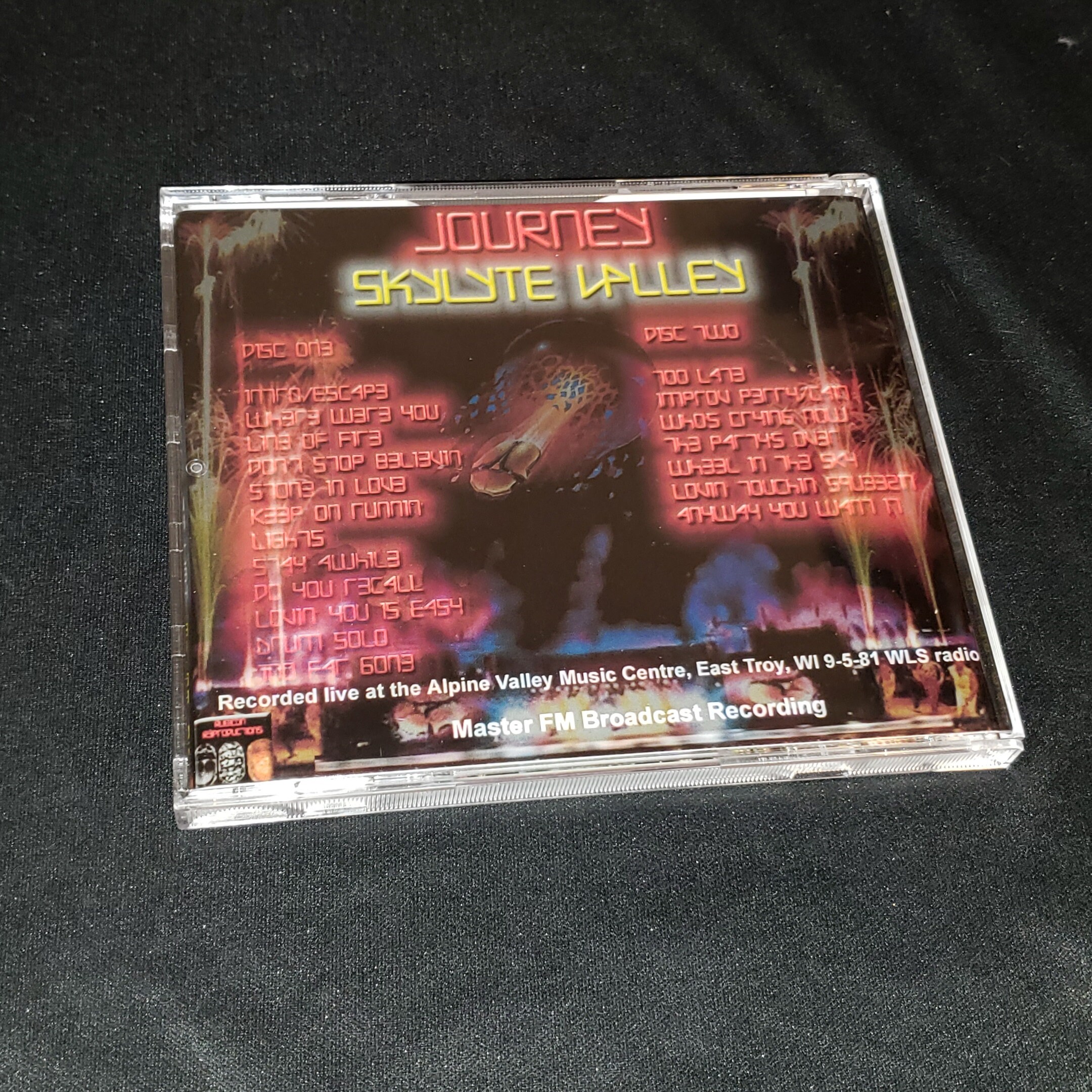 Journey Live 2 CD Set Skylyte Valley Live at Alpine Valley - Etsy