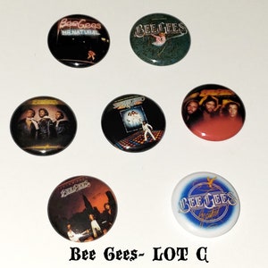 35 Bee Gees Buttons 1 Inch Pin 70s Logo Disco 70s Classic Mini Album LP ...