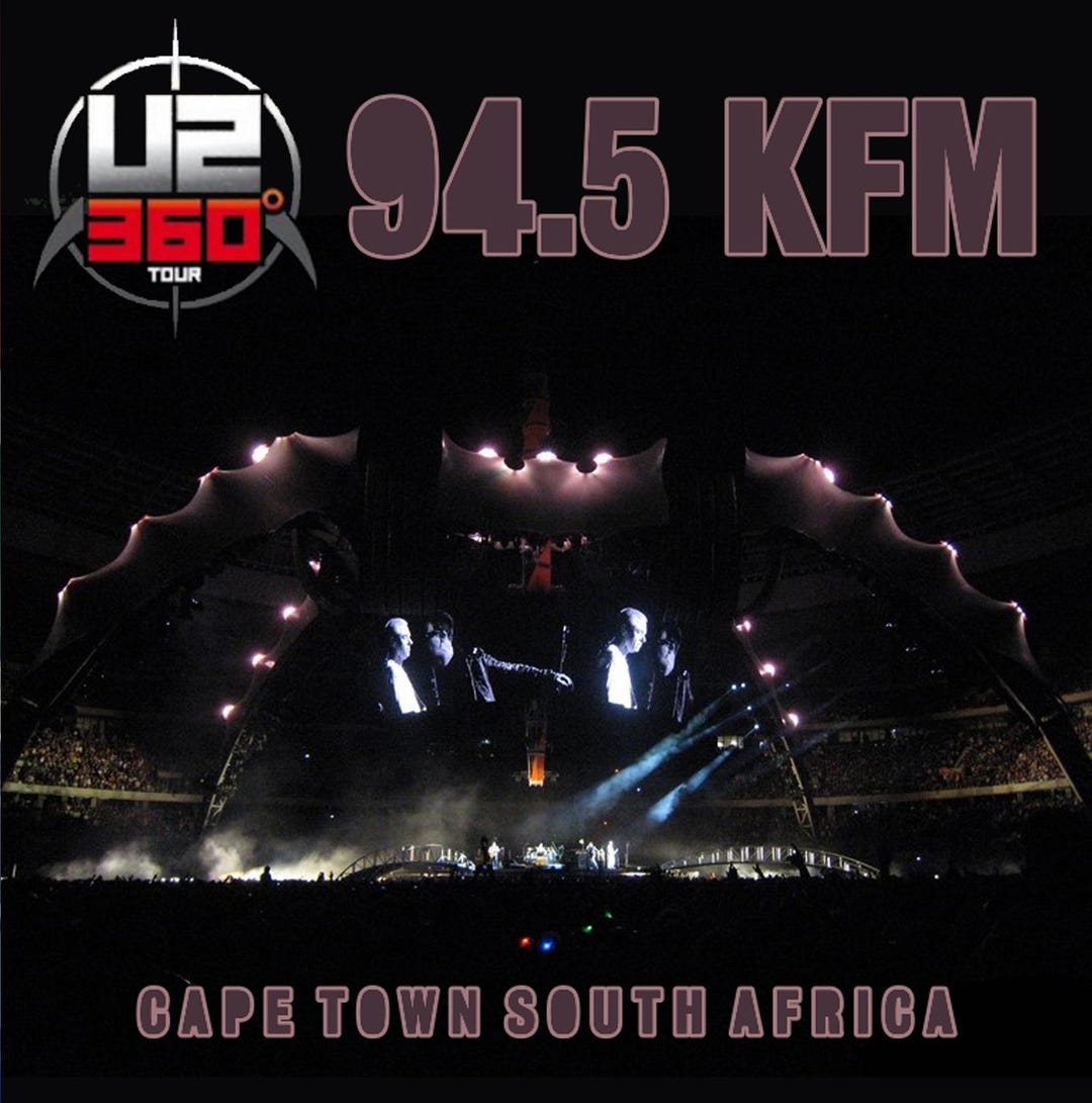 U2 Live 2 CD 2011 Cape Town Stadium Soundboard FM Broadcast in Cape ...
