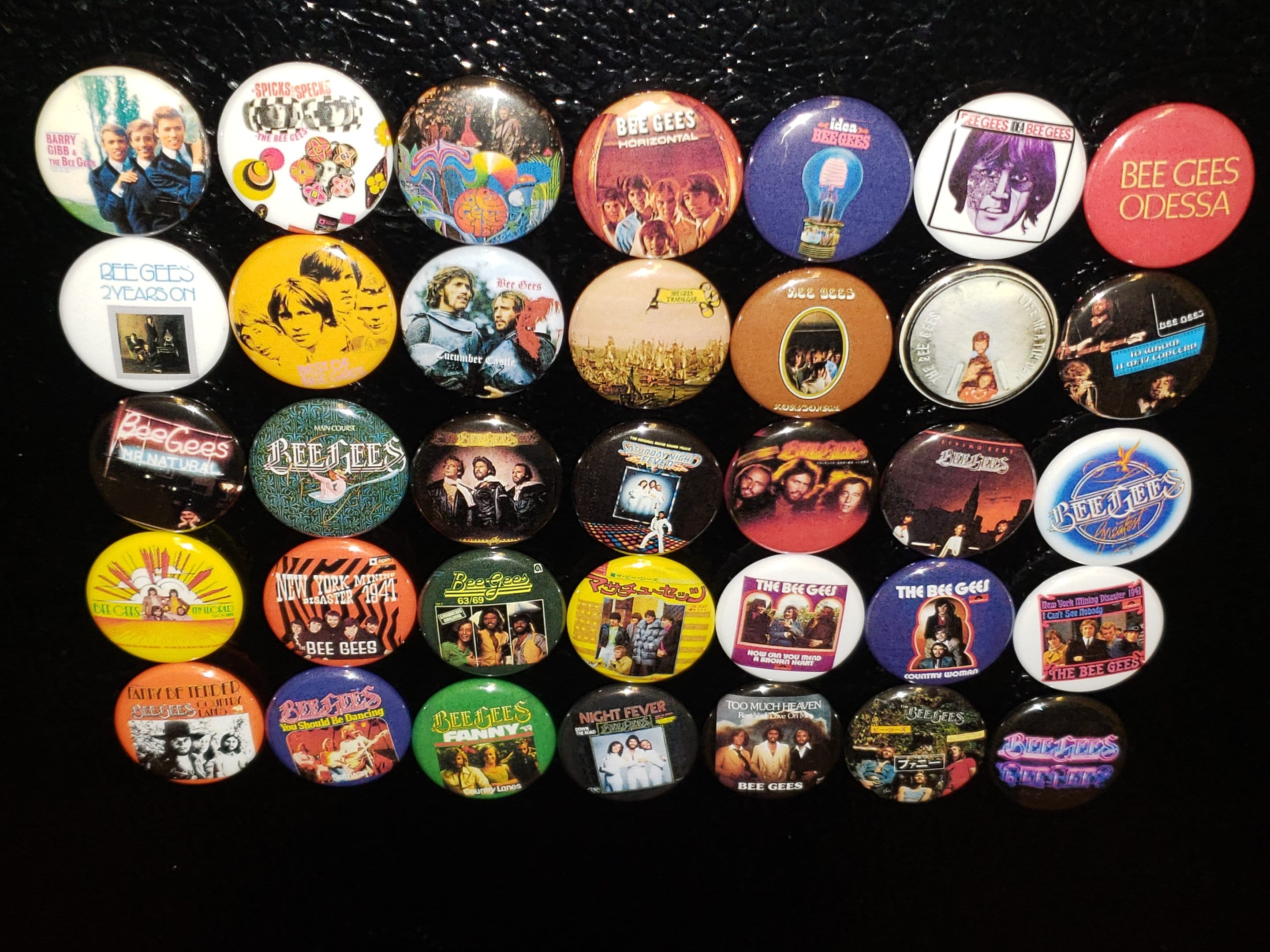 35 Bee Gees Magnet 1 Inch Fridge Magnets Albums LP Vinyl Mini | Etsy