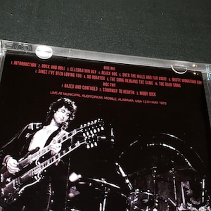 Led Zeppelin Live 2 CD Set Definitive Mobile Live at Mobile AL in 1973 ...