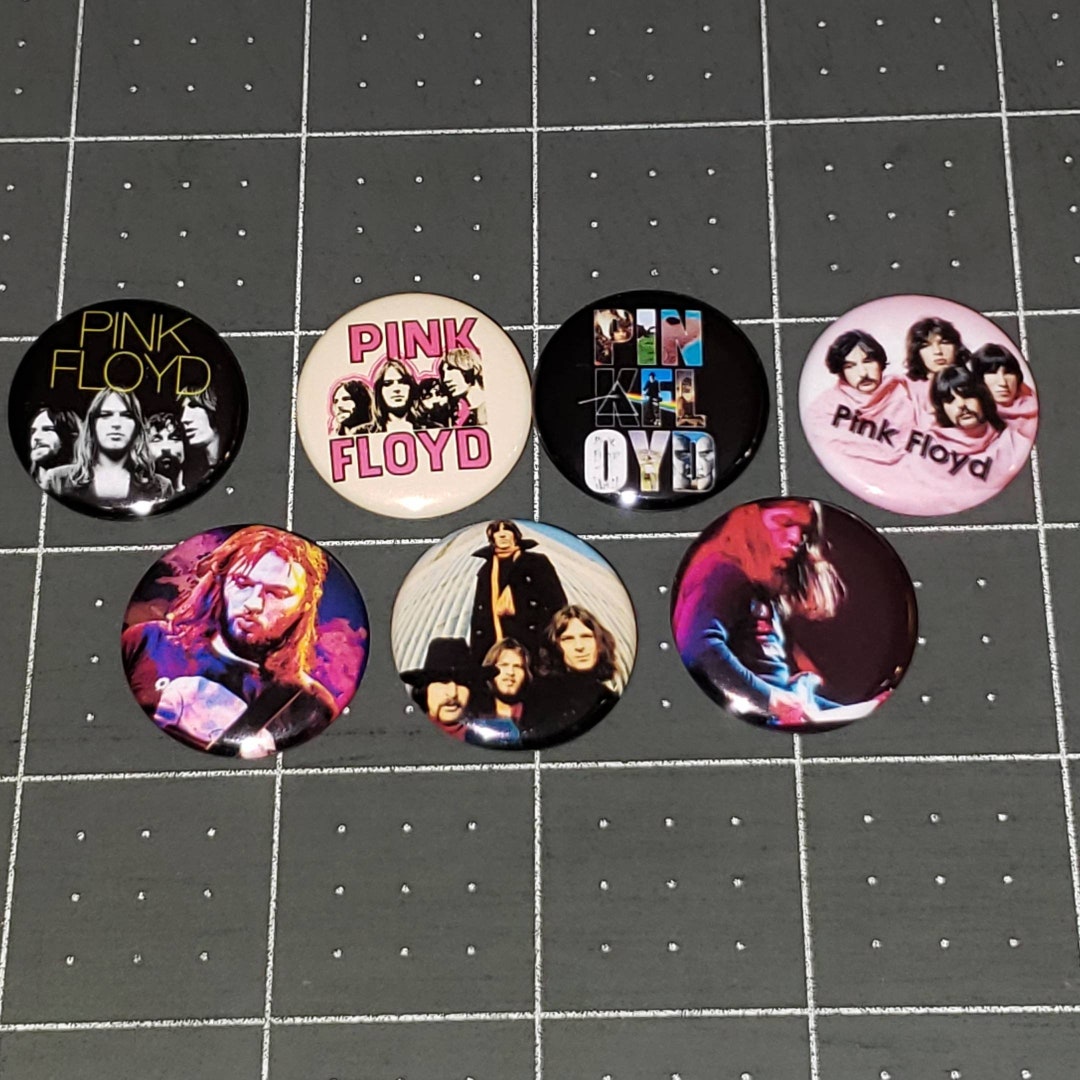 7 Pink Floyd Refrigerator Magnet or Button Set Roger Waters David ...