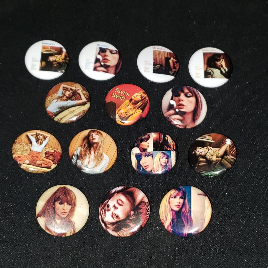 14 Taylor Swift Buttons 1 Inch Pins Button Pin Badge Album Vinyl ...