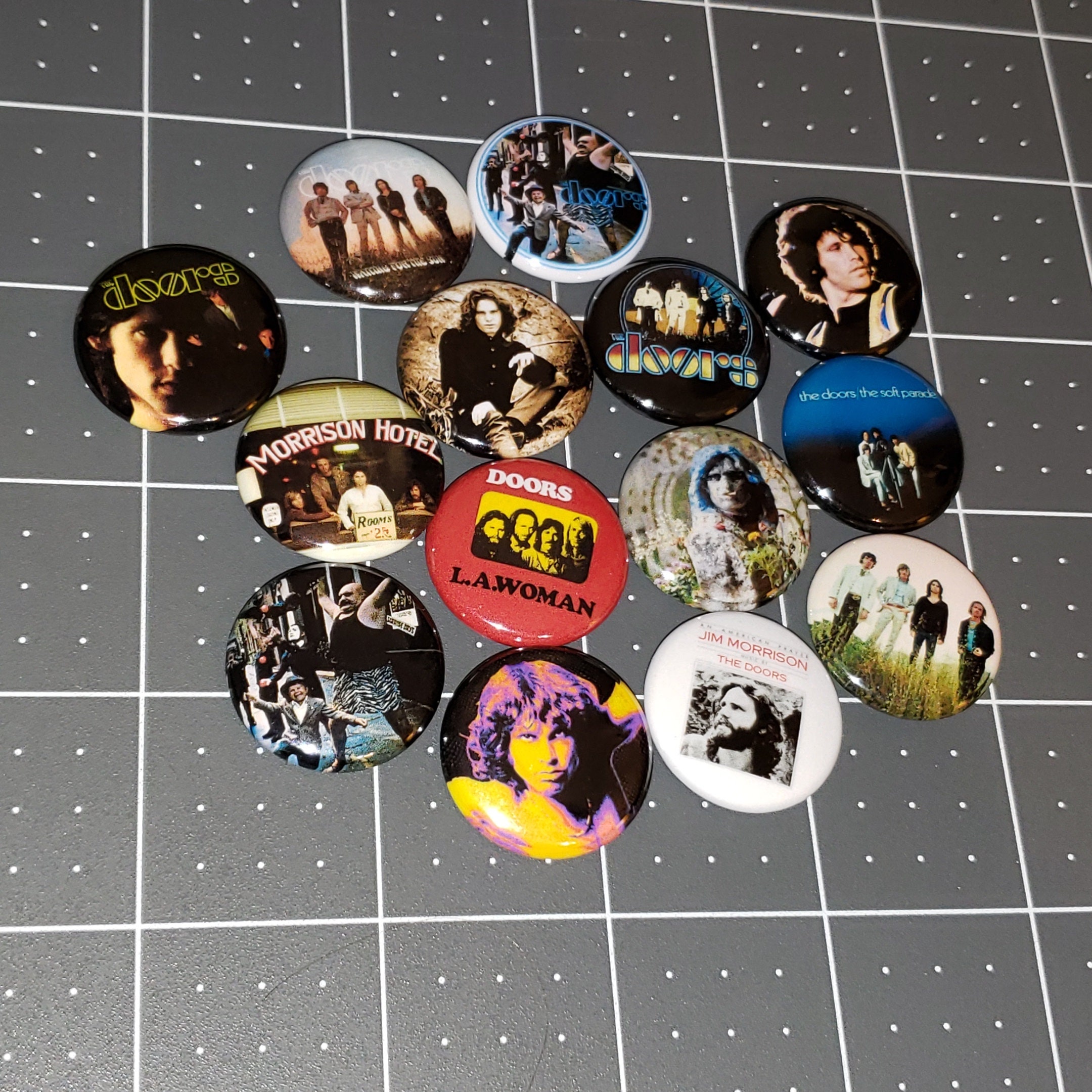 14 Doors Buttons 1 Inch Pin Mini Vinyl LP Button Pins Jim - Etsy