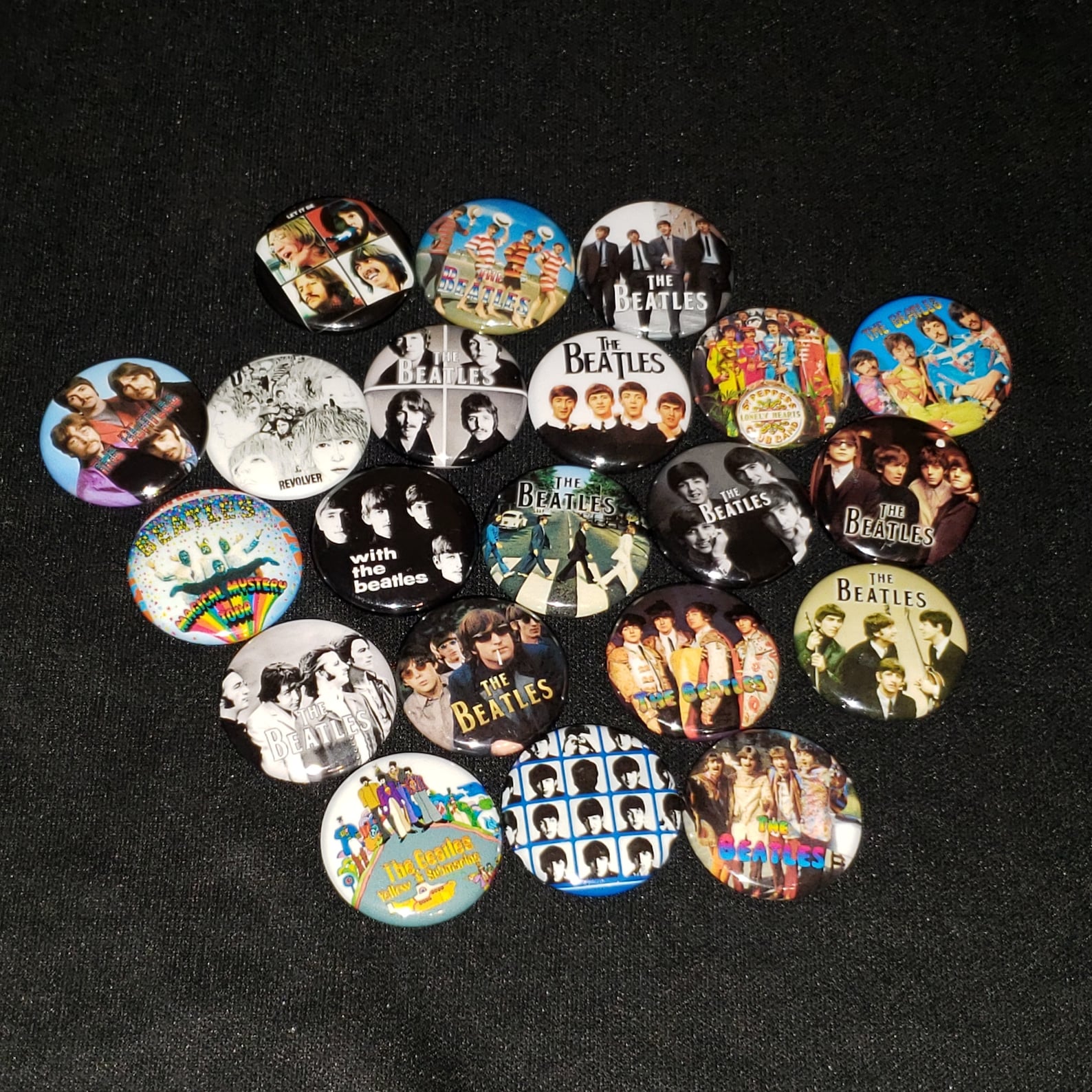 21 Beatles Magnets 1 Inch Mini Fridge Magnet Vinyl LP Albums Paul ...