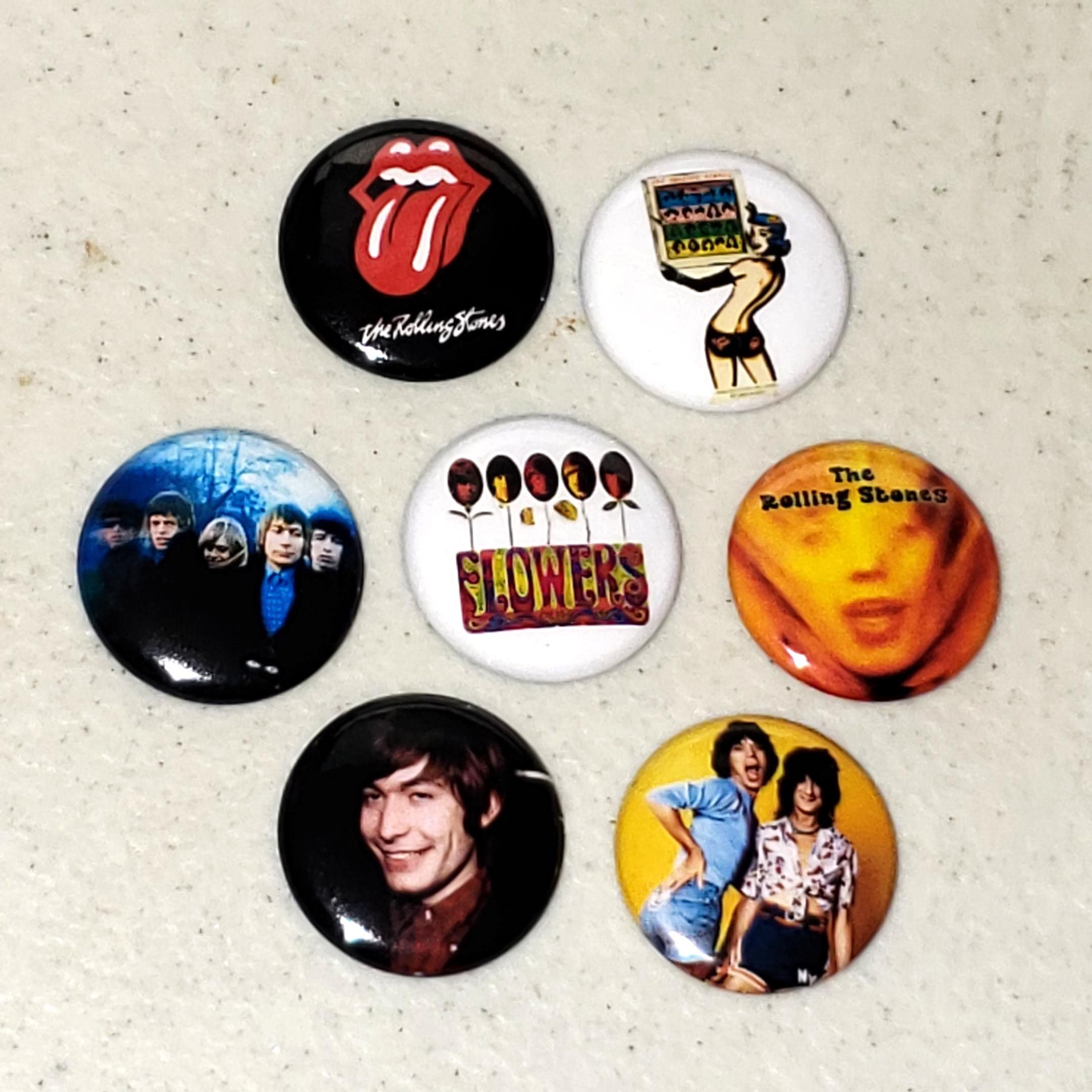 35 the Rolling Stones Buttons 1 Inch Pin Mick Jagger - Etsy