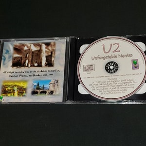 U2 Live 2 CD 1984 Unforgettable Nantes Soundboard in France Bono - Etsy