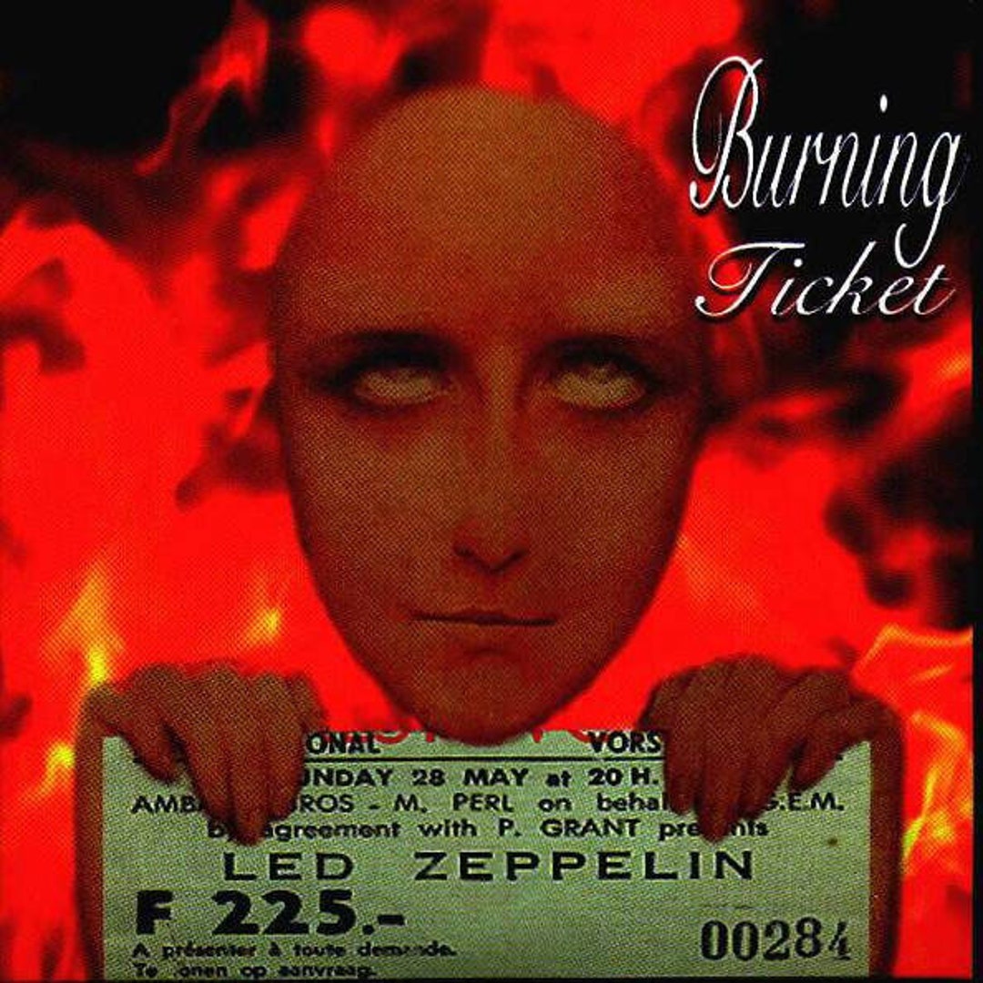 Led Zeppelin 2 CD Burning Ticket Live in Brussels Belgium at Forest ...