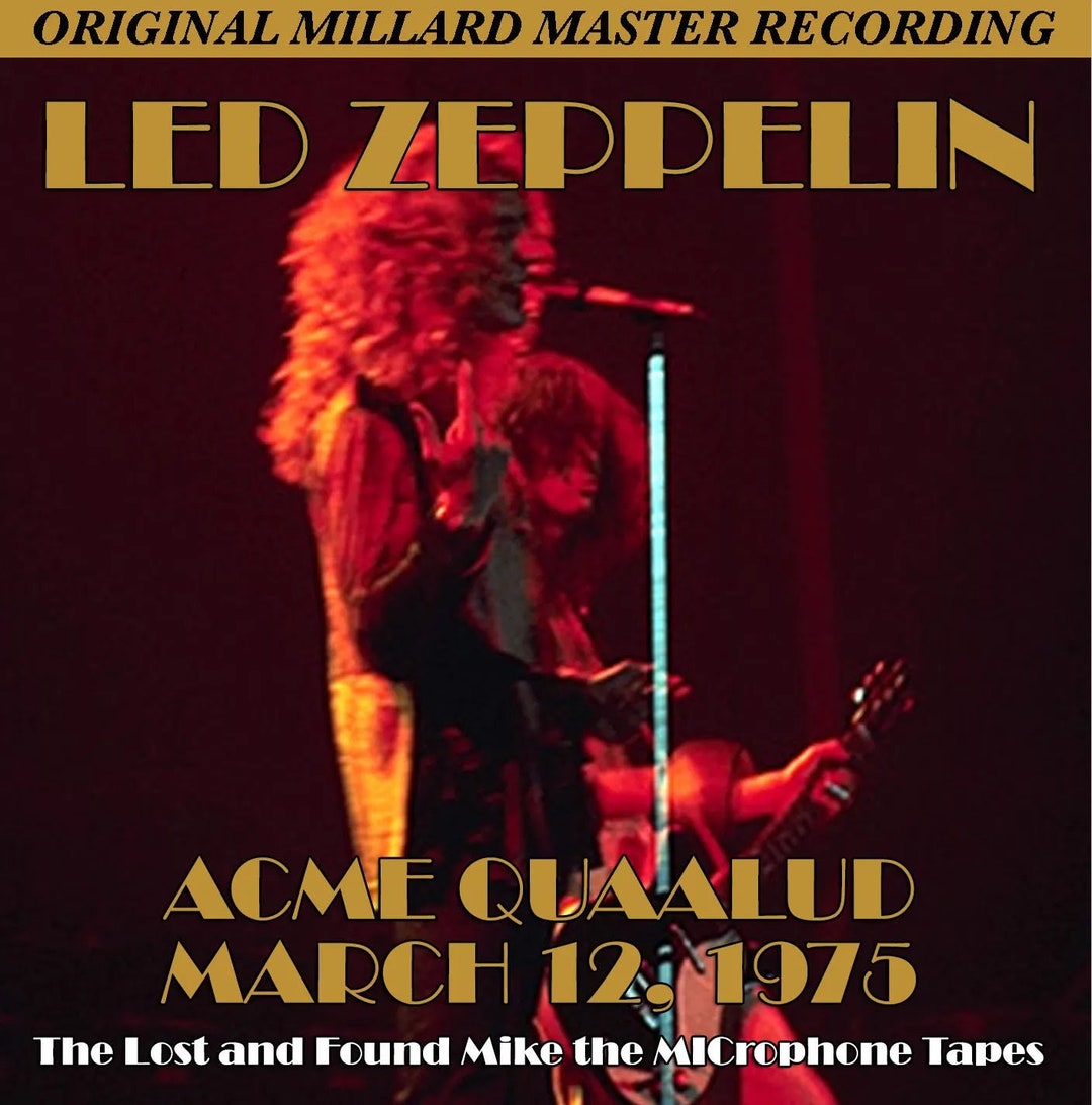 Led Zeppelin Live 3 CD Set Mike Millard Lost and Found Acme Quaalud ...