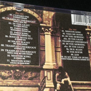 Led Zeppelin 2 CD Set Alternative Graffiti Physical Graffiti Studio ...