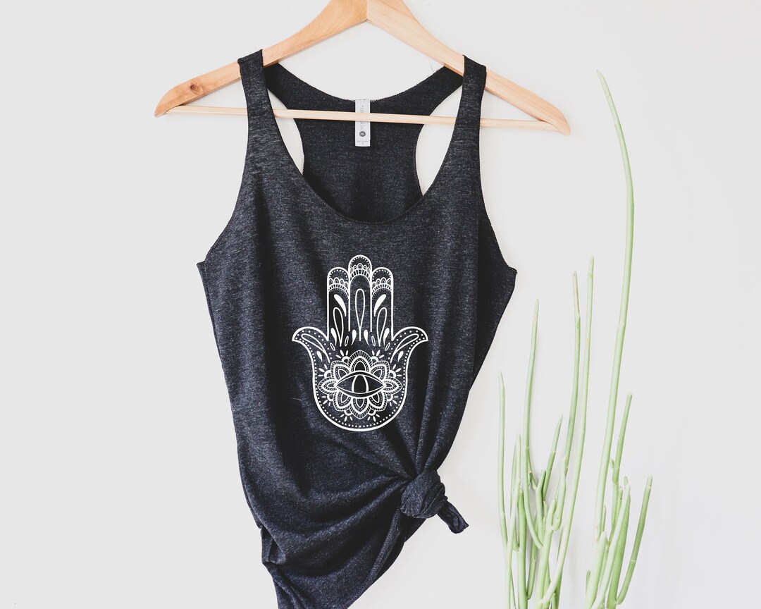 Hamsa Tank Top, Hamsa Shirt, Hamsa Hand, Evil Eye Top - Etsy