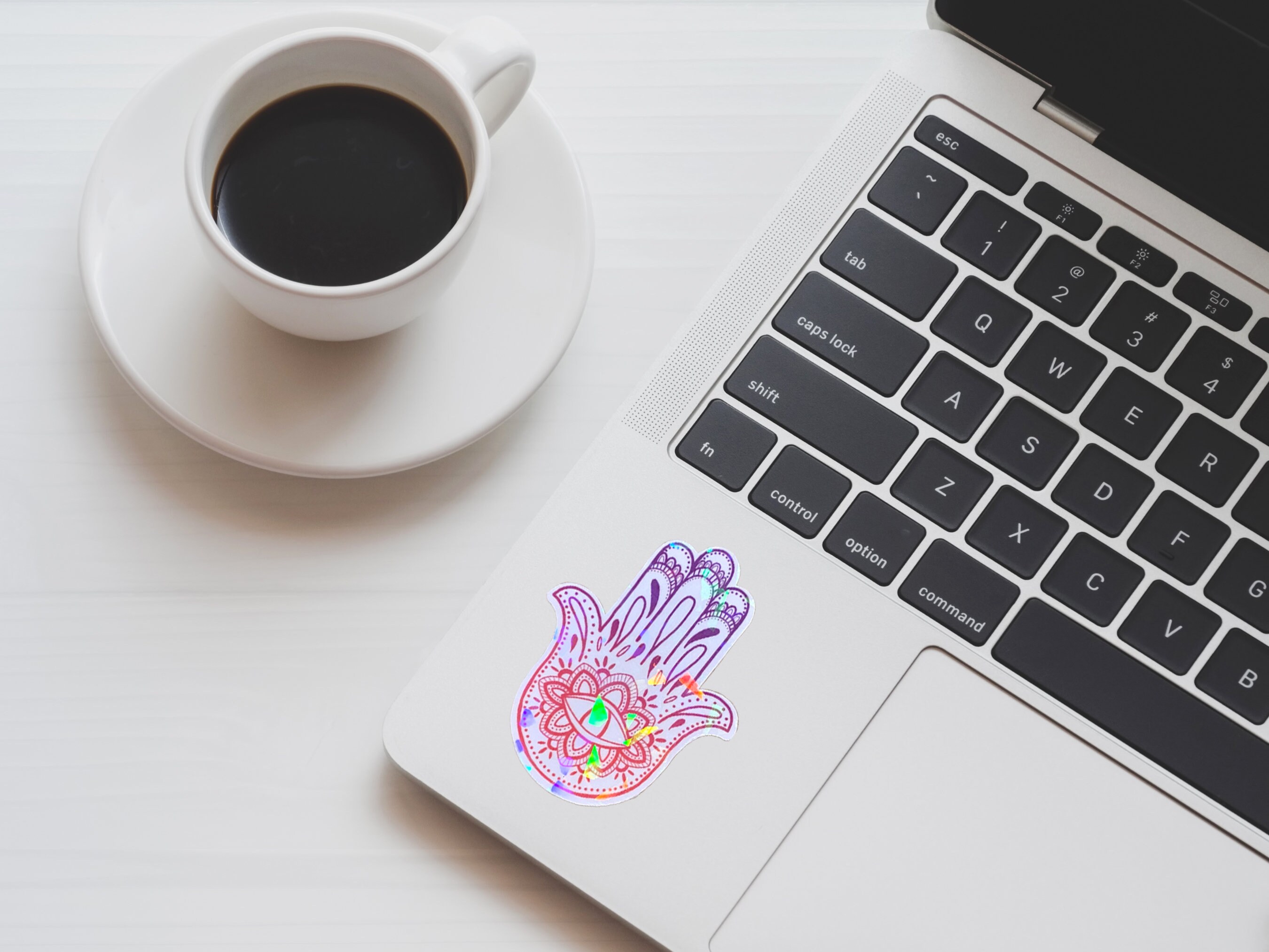 Hamsa Sticker, Evil Eye Sticker, Hamsa Hand, Yoga Sticker - Etsy