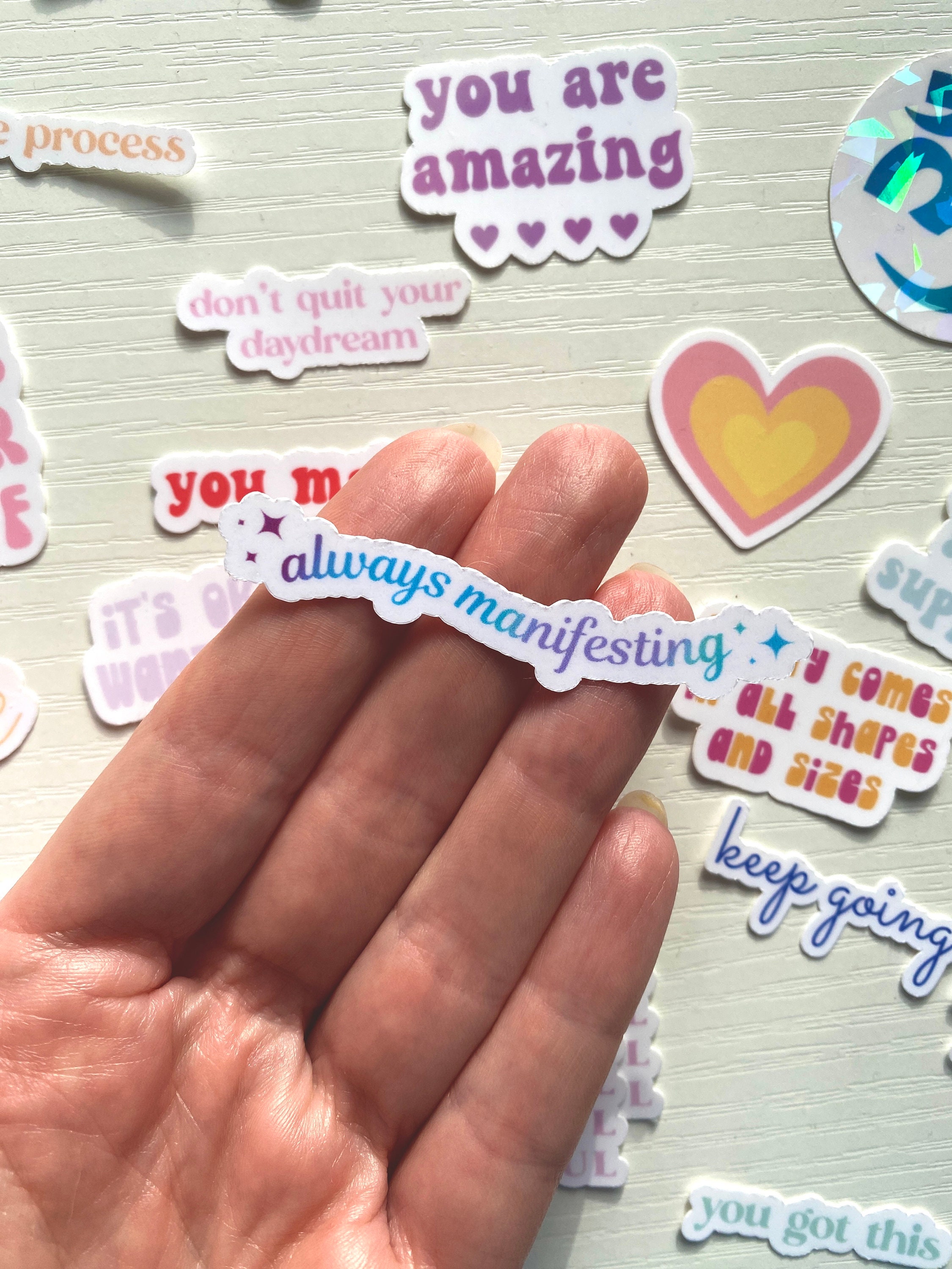 Tiny Sticker Pack Always Manifesting Mini Sticker Journal Stickers Tiny ...