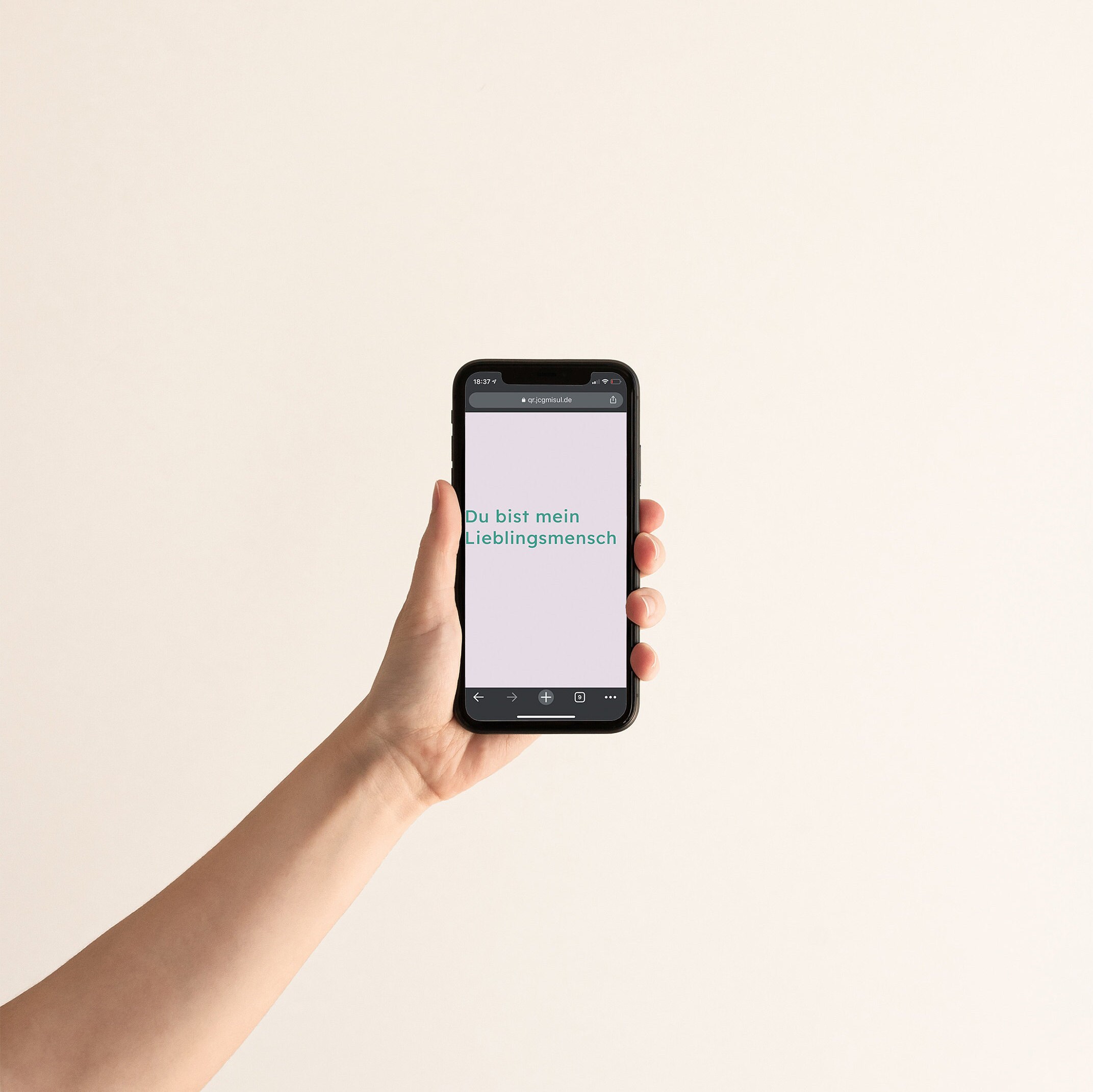 Personalized QR code image with dedication Customized poster | Etsy