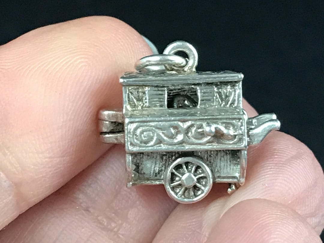 CHIM Vintage Circa 1960s 1970s 925 Sterling Silver Organ Grinder ...