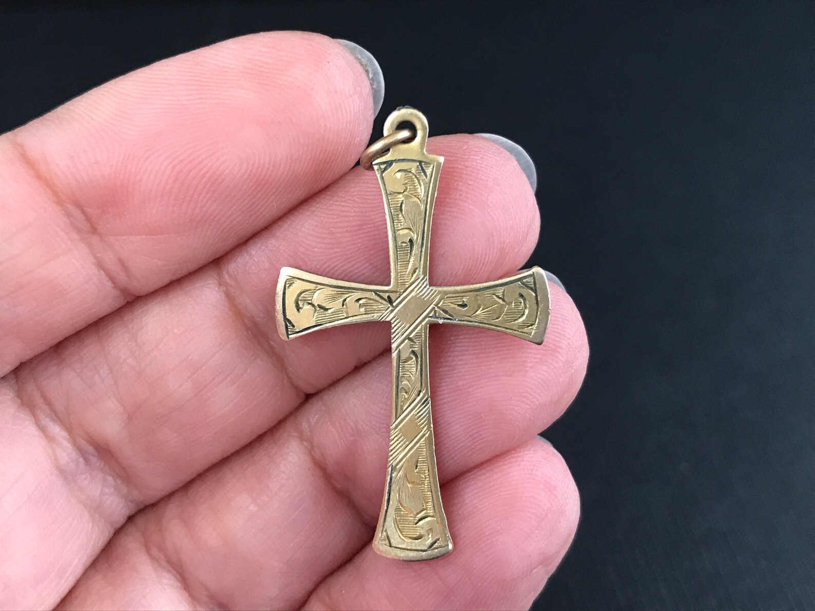 Antique Circa 1900 1920 Thomas Hopwood 9ct Gold on 925 Sterling Silver ...