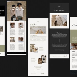 Fall in Love Newsletter Templates - Etsy