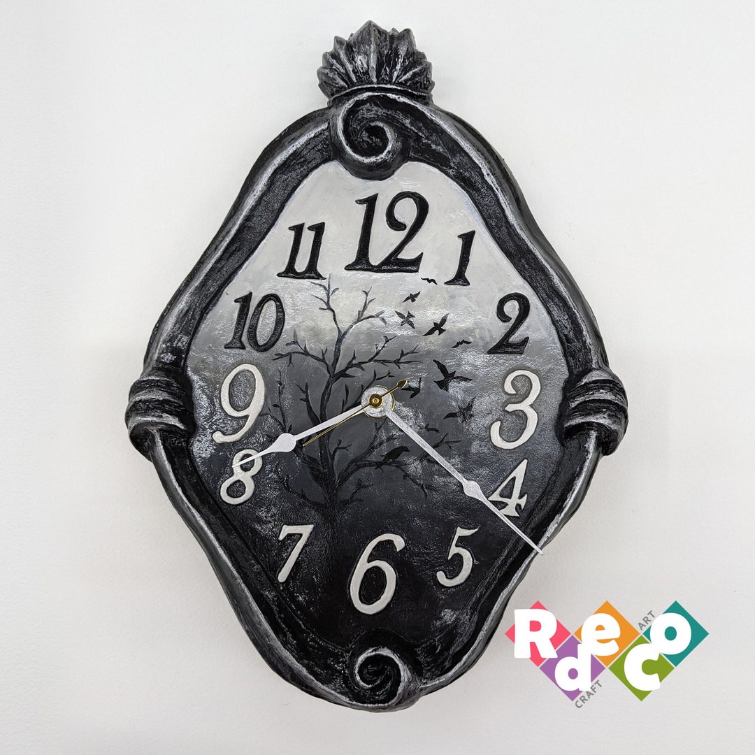 Gothic Style Clock, Baroque Style Clock, Antique Style Clock, Handmade ...