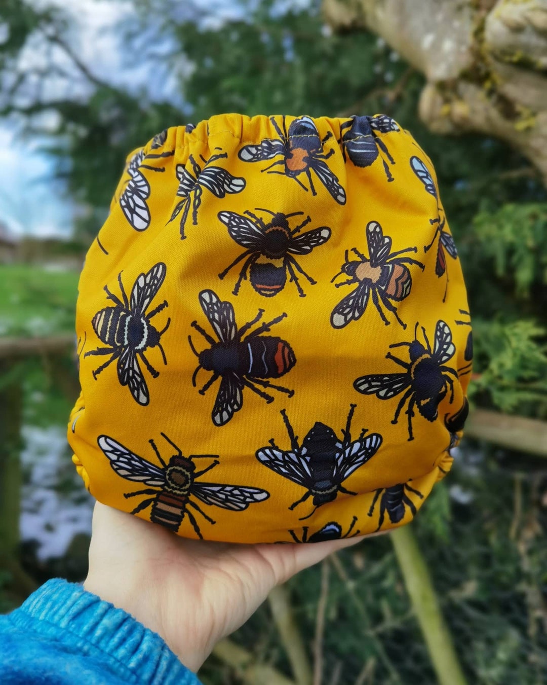 Exclusive Reusable Nappy Bee Print Junior in Size. INCLUSIVE - Etsy