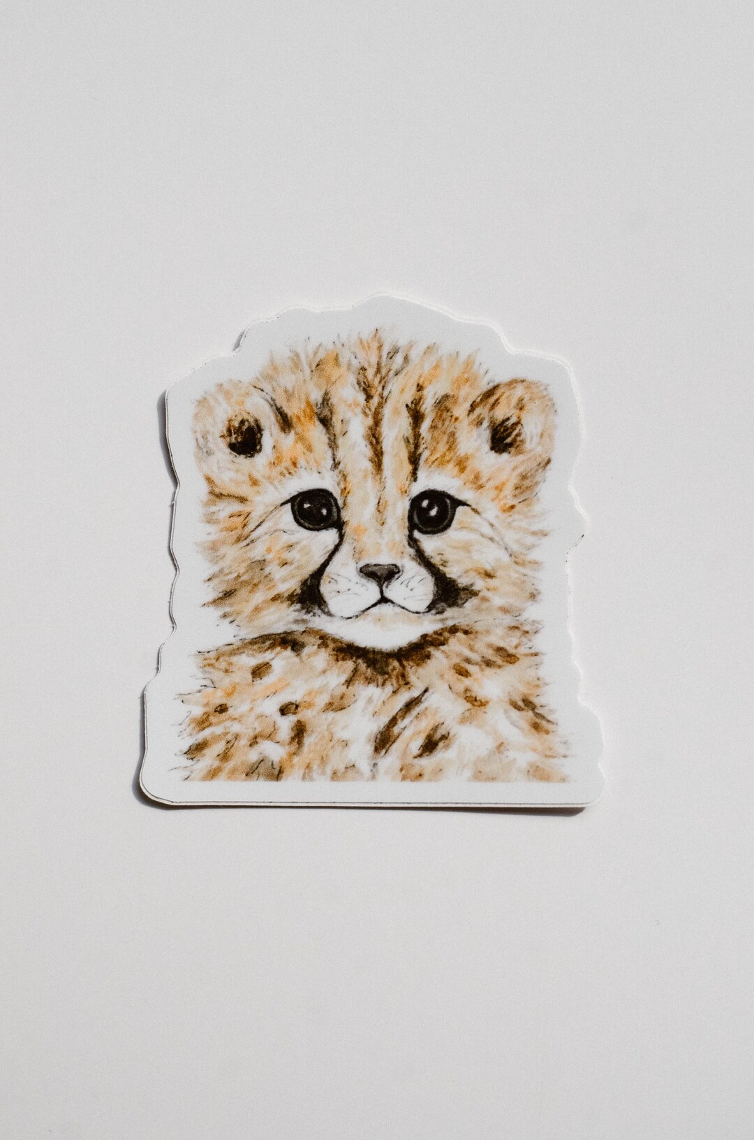 Cheetah Vinyl Sticker, Sticker, Decal, Animal Sticker, Waterproof ...