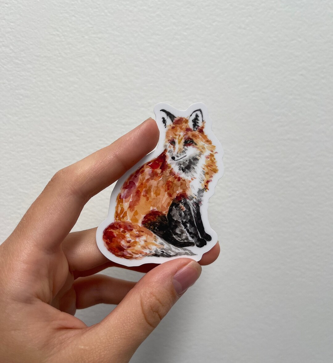 Fox Vinyl Sticker, Fox Decal, Fox, Waterproof Sticker, Waterbottle ...