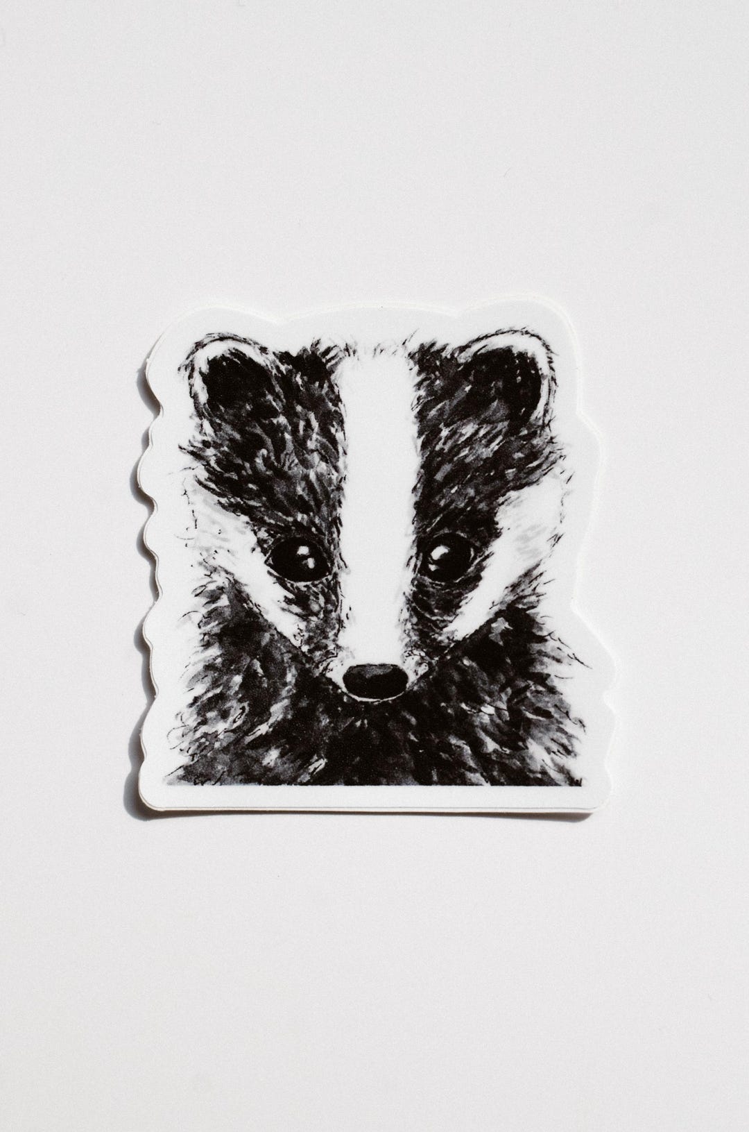Badger Vinyl Sticker, Badger Decal, Woodland Sticker, Waterproof ...