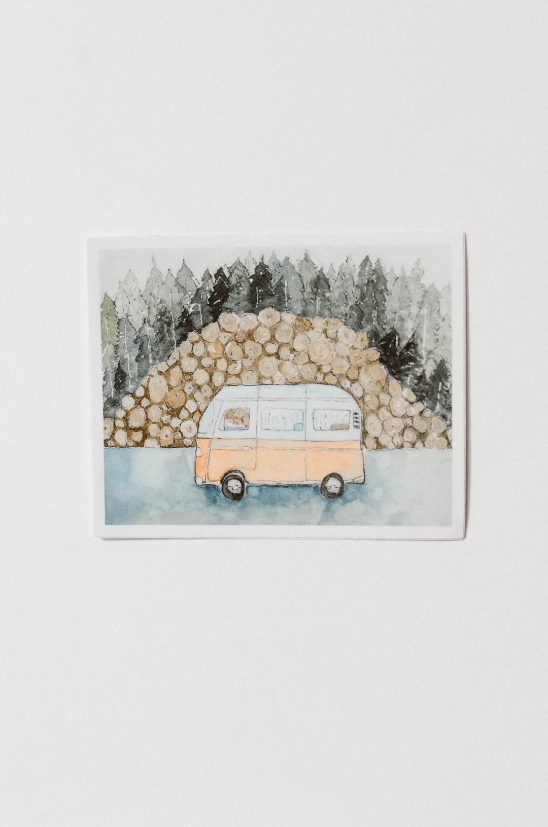 Vintage Camper Vinyl Sticker, Sticker, Camper Decal, Waterproof Sticker ...