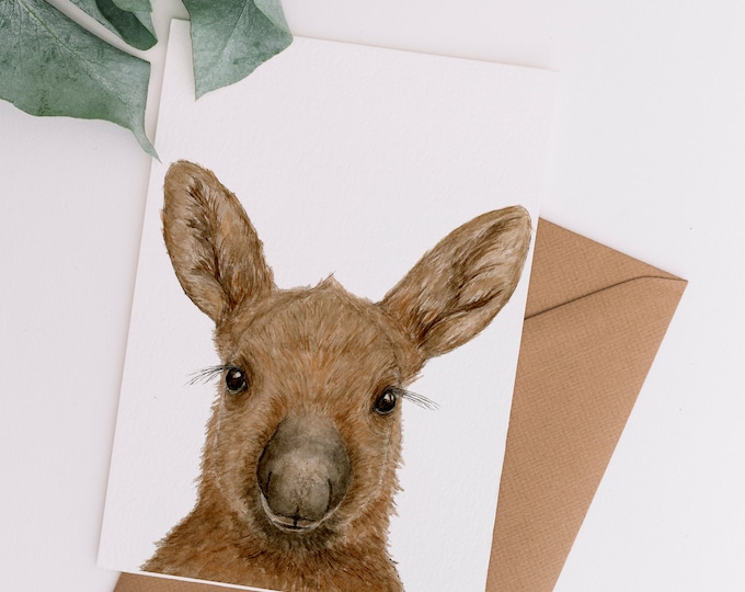 Moose Birthday Card With Party Hat, Happy Birthday, Moose Gift ...